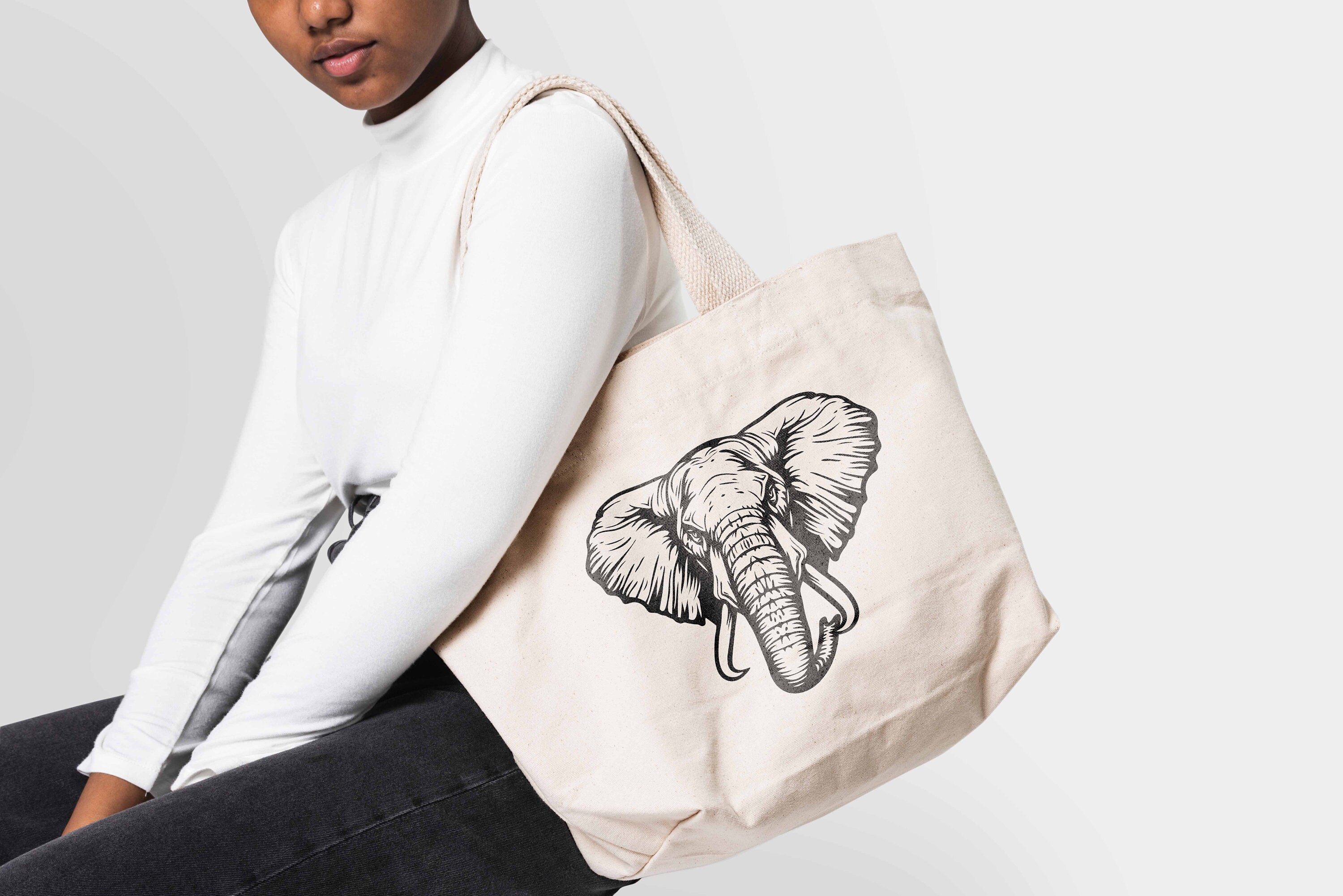 Elephant SVG Bundle: African Safari Animals, Floral Mandala (digital ...