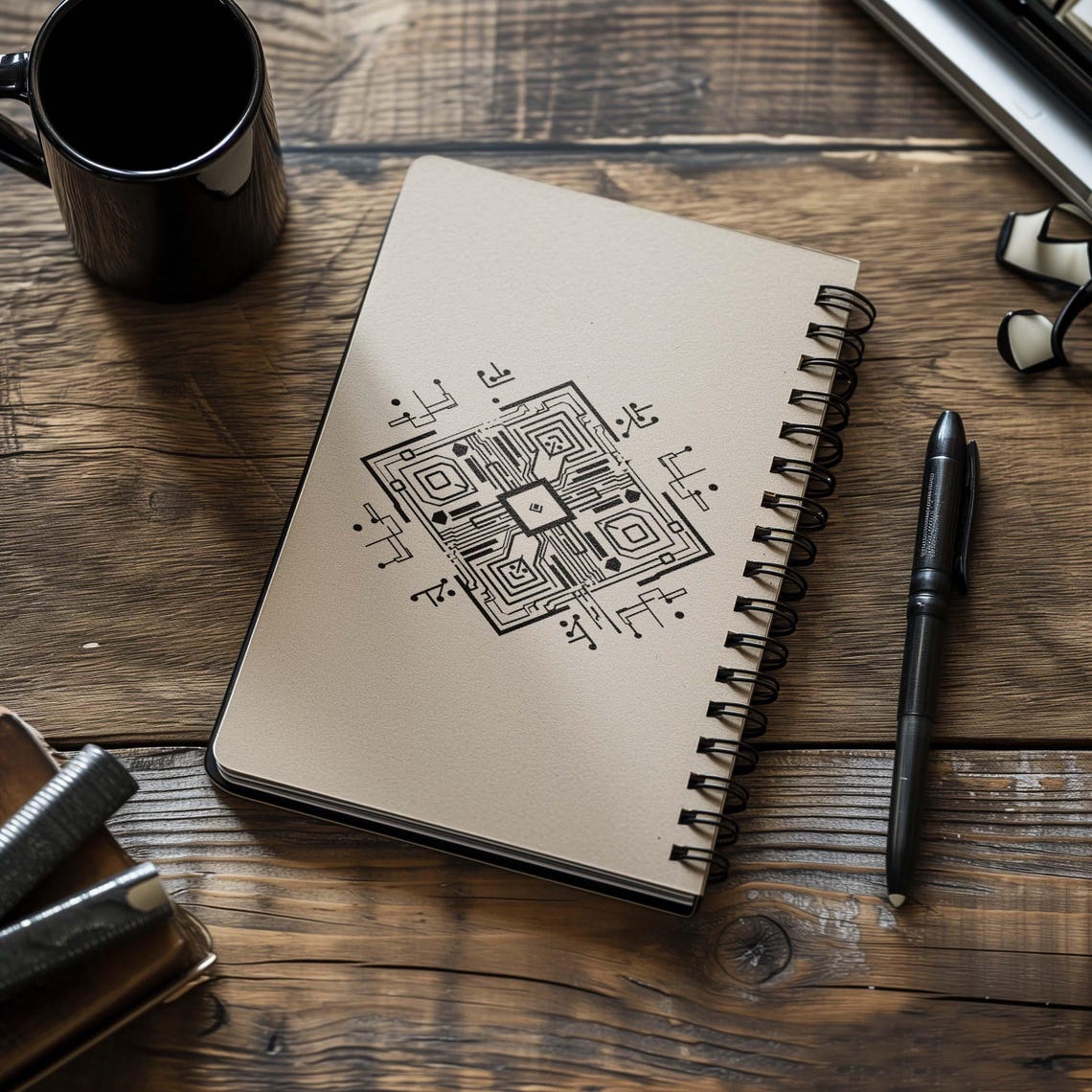 Computer Processor SVG Bundle: Circuit Board Designs (digital Download ...