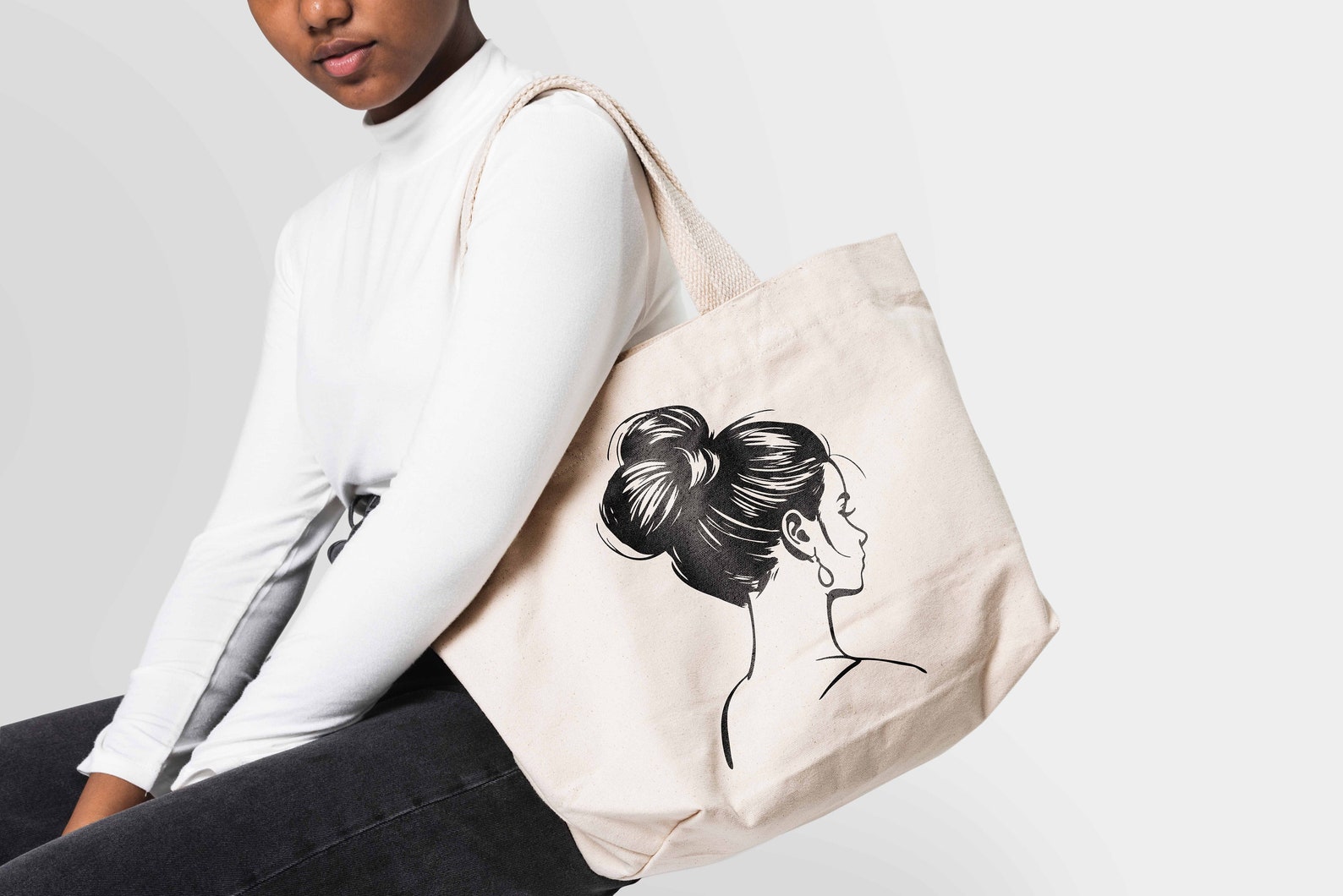 Messy Bun SVG, Hair SVG, Messy Bun Cut File, Messy Bun Face SVG, Mum ...