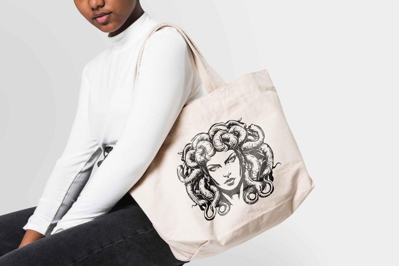 Medusa SVG Bundle, 9 Mythological Gorgon Designs for Greek Mythology ...