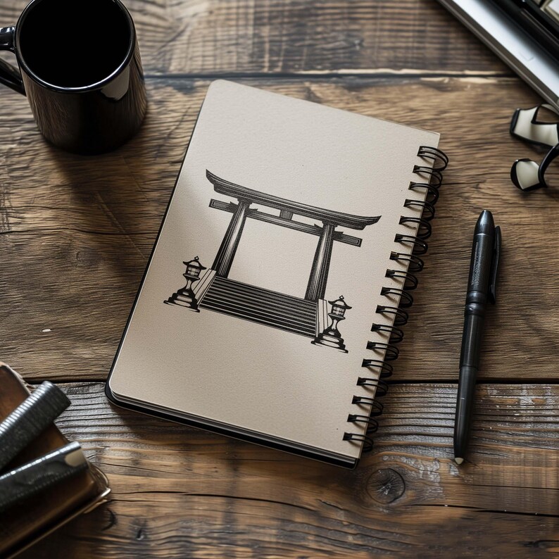 Japanese Torii Gate SVG Bundle: Shinto Shrine Door Png - Etsy