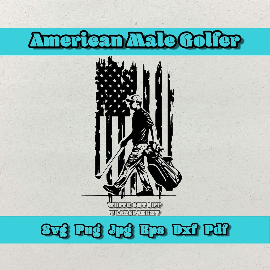 US Golf Svg, Golf Svg, Golf Player Svg, Golf Ball Svg, Golf Clubs Svg ...