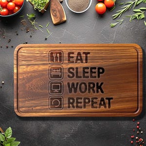 Eat-sleep-work-repeat Svg, Workaholic Svg, Recurring Days Svg, T-shirt ...