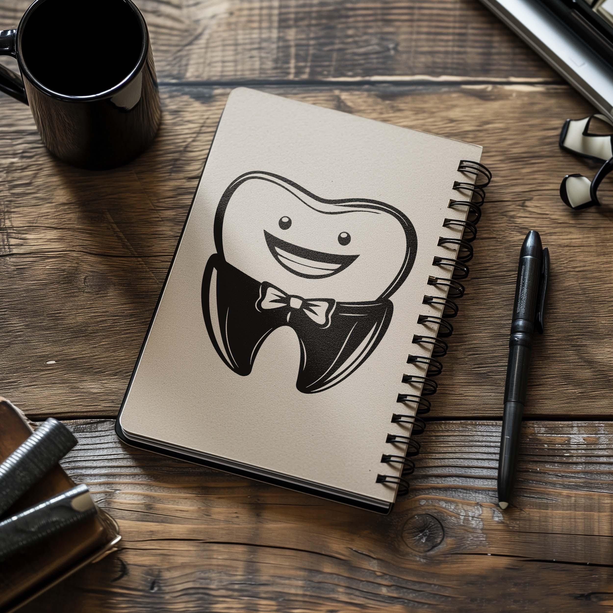 Tooth Svg Bundle, 9 Tooth Designs Svg, Tuxedo Wearing Tooth, Smiling ...