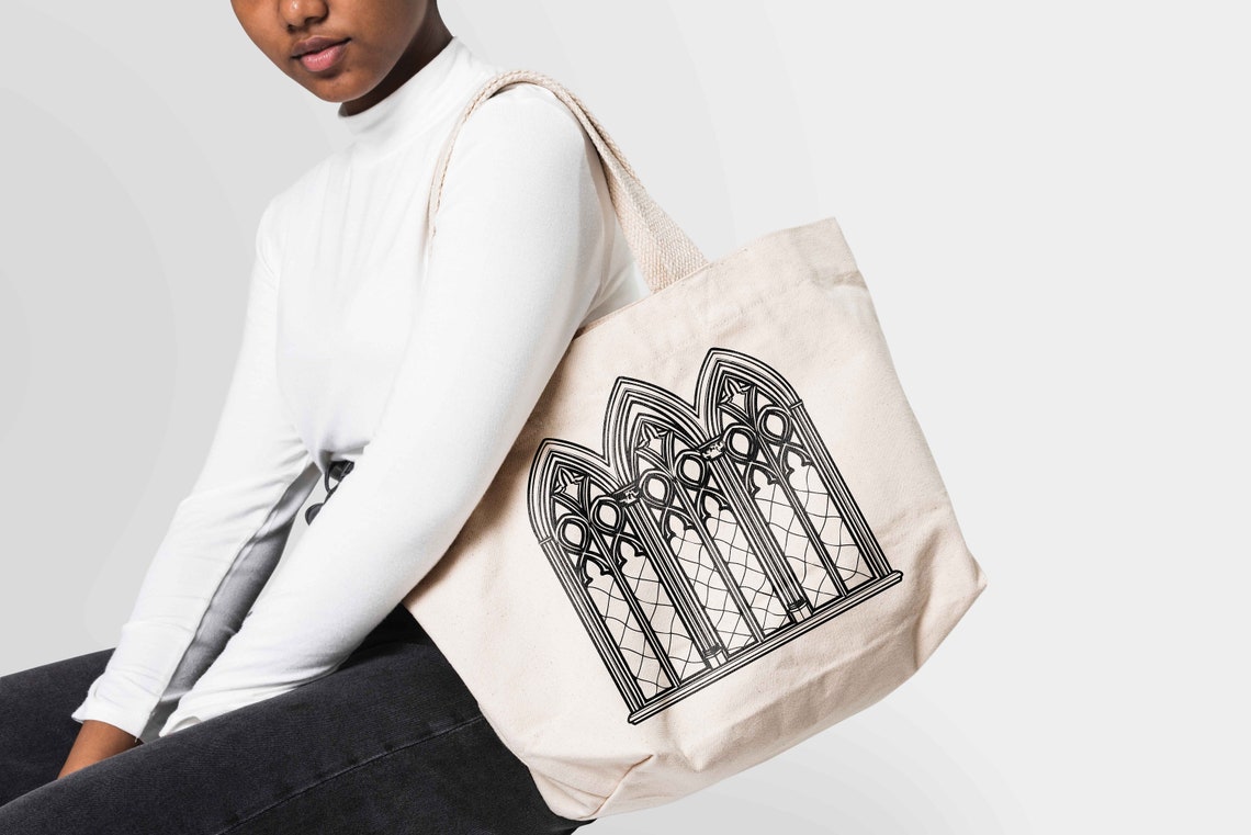 Gothic Victorian Window Svg Bundle, Haunted Eerie Medieval Glass ...