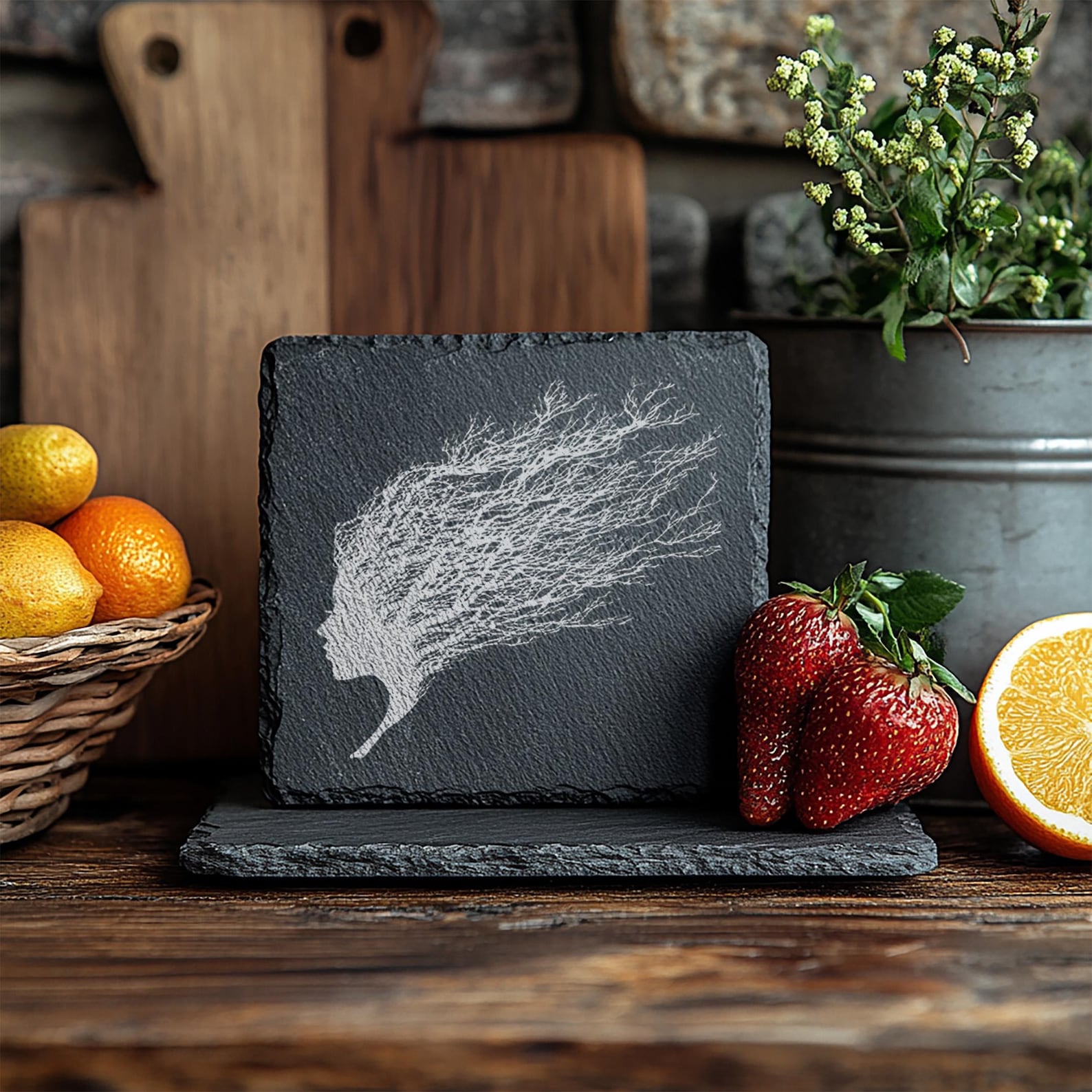 Windy Woman Tree SVG Bundle: Elegant Female Silhouettes (laser ...