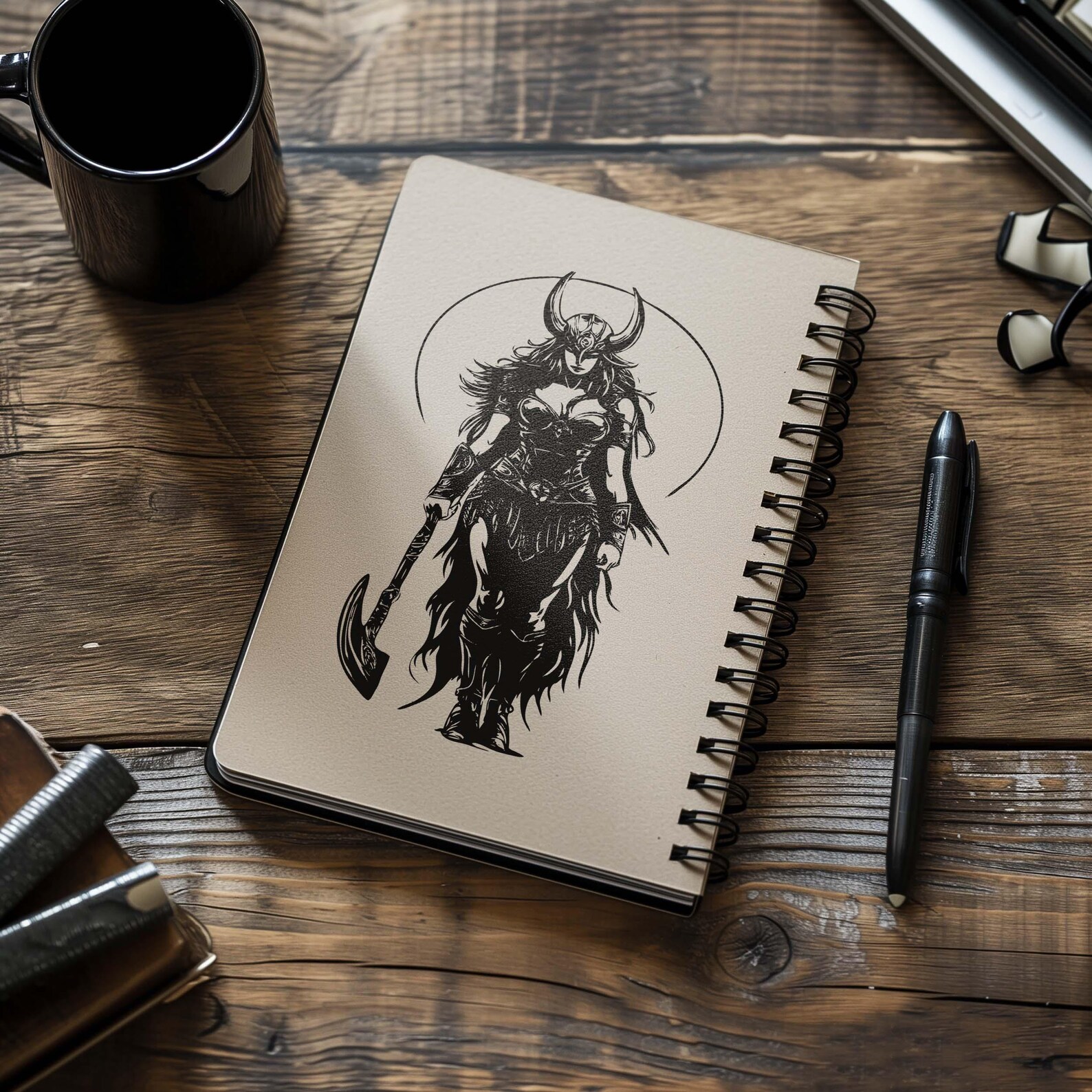 Freya Goddess SVG Bundle: Viking Norse Mythology Clipart (digital ...