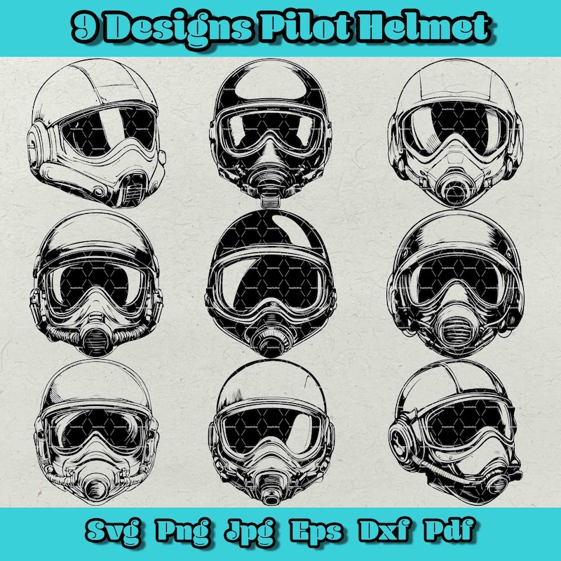 Pilot Helmet - Etsy