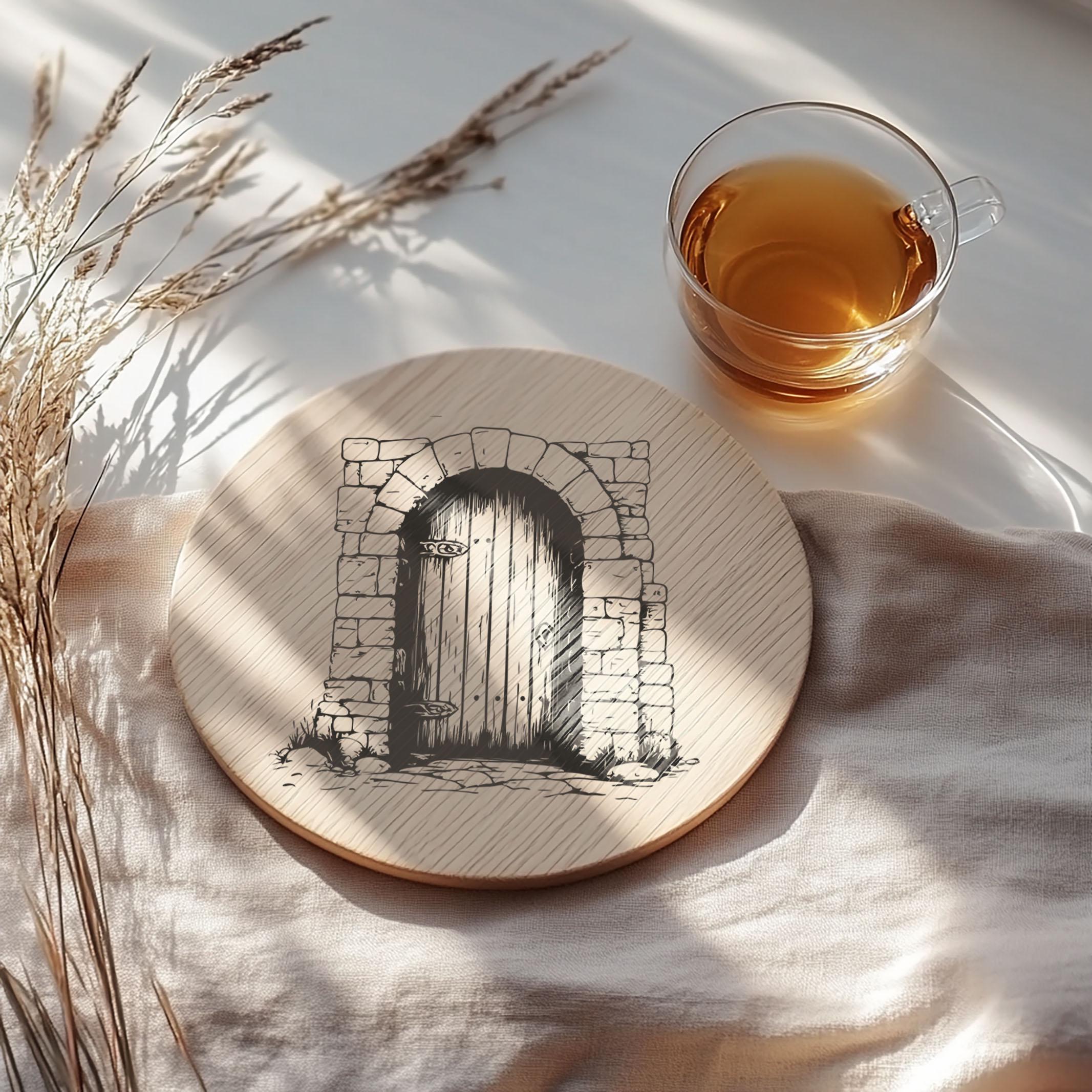 Medieval Stone Door SVG Bundle: Gothic Arched Door Designs (digital ...