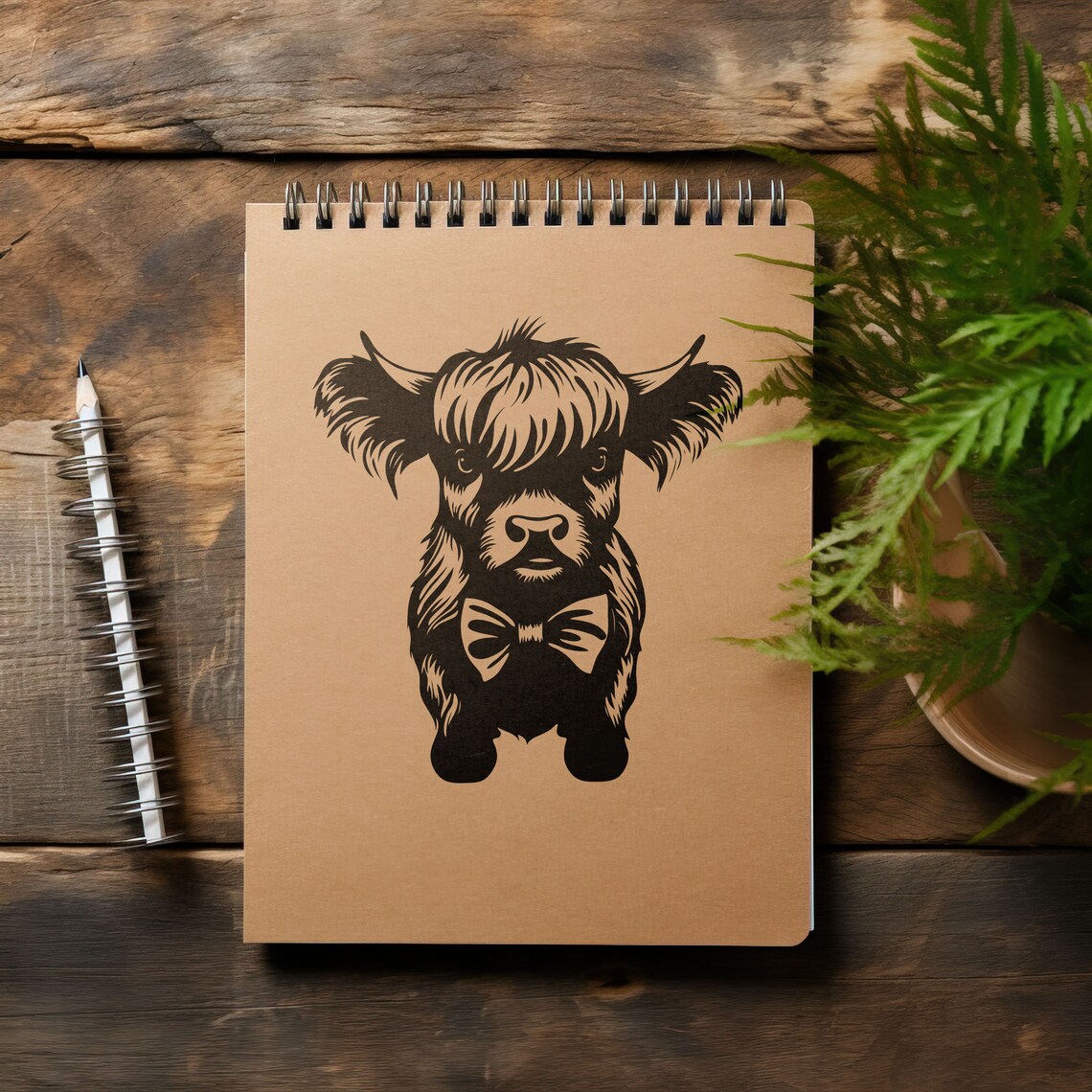Baby Highland Cow Svg, Highland Cow Svg, Highland Cow Clipart Vector ...