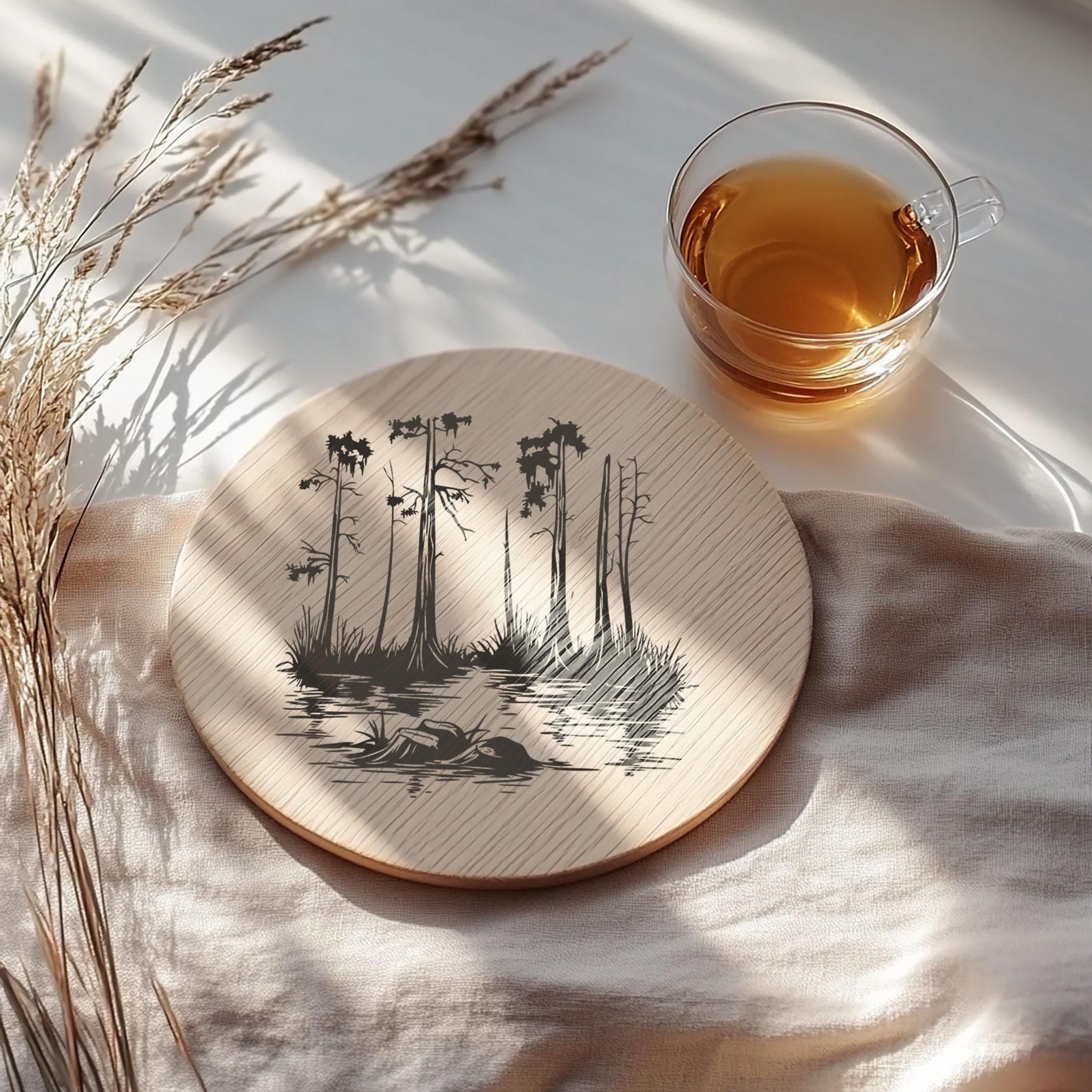 Swamp SVG Bundle, Marshland Clipart Set, Wetland Scenery Svg, Frog and ...