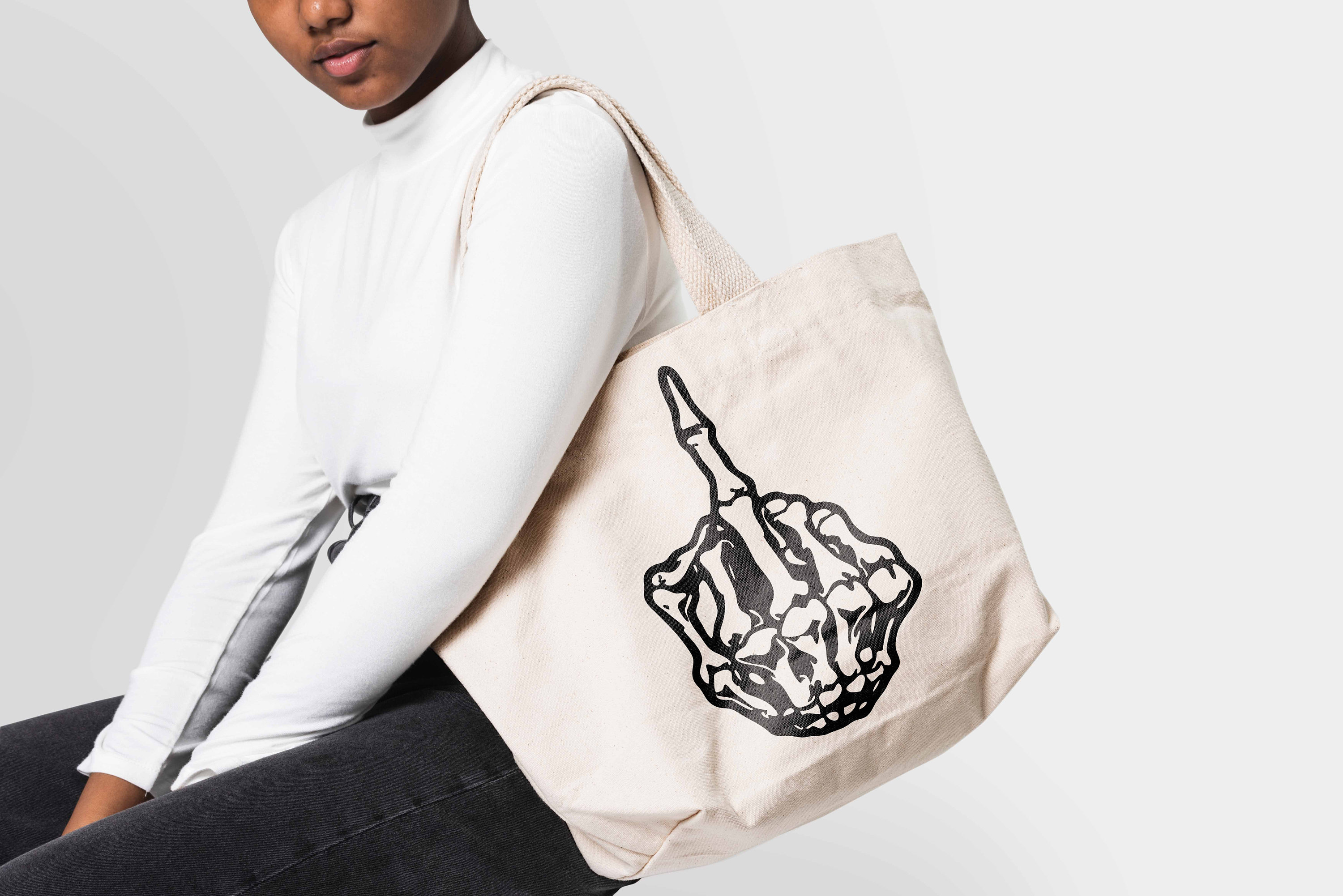 Skeleton Middle Finger Svg, Instant Download SVG, Human Bones Fck Finger, Printable Design ...