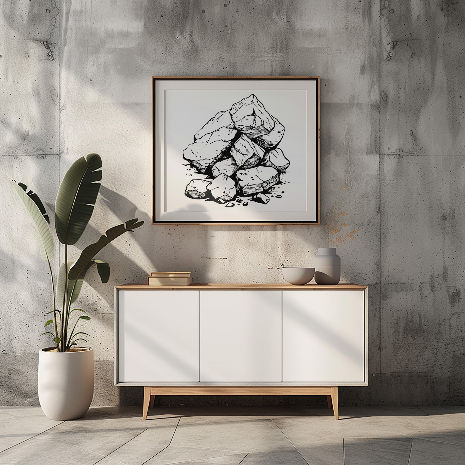 Pile of Rocks Svg Bundle, Boulder Stone Png, Stack Mound Eps, Quarry ...