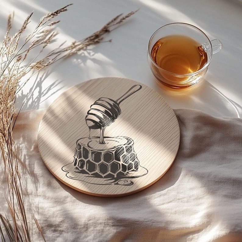 Honeycomb SVG Bundle, Dripping Honeycomb Png, Beehive Dxf, Honey Stick ...