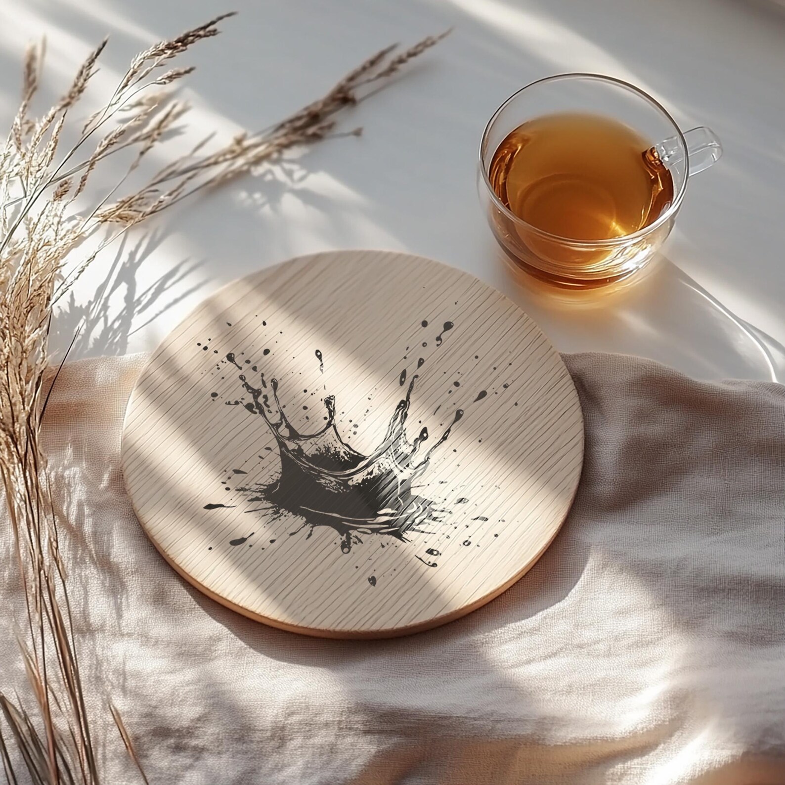 Splatter Paint Art SVG Bundle: Ink Splash Illustrations for Laser ...