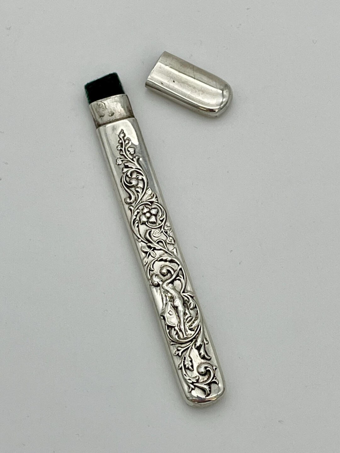 Rare Sterling Silver Stamp Moistener Repousse Nouveau - Etsy