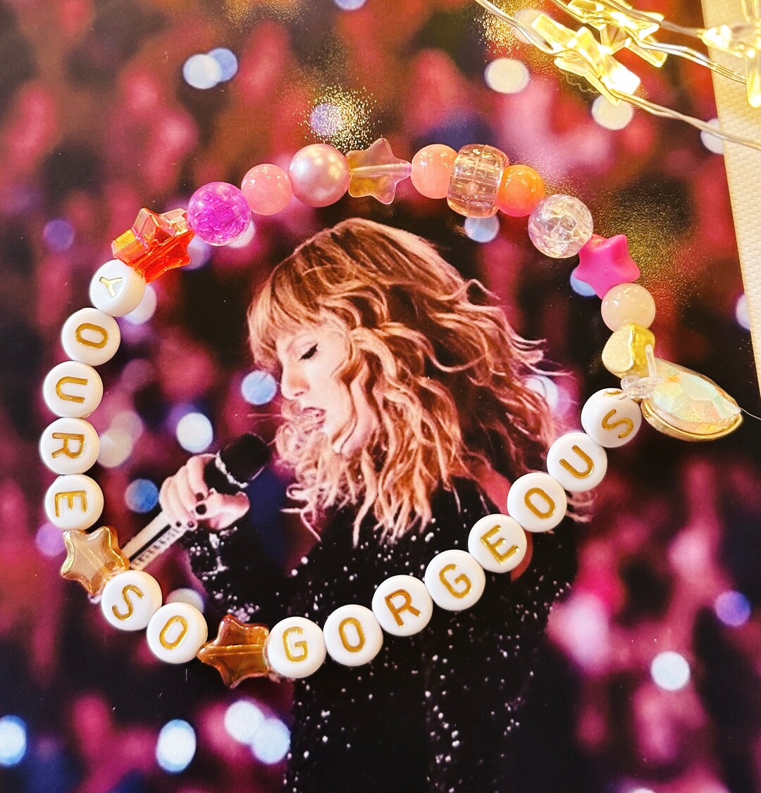 Gorgeous Taylor Swift Friendship Bracelet Reputation Tour Inspired Pink ...