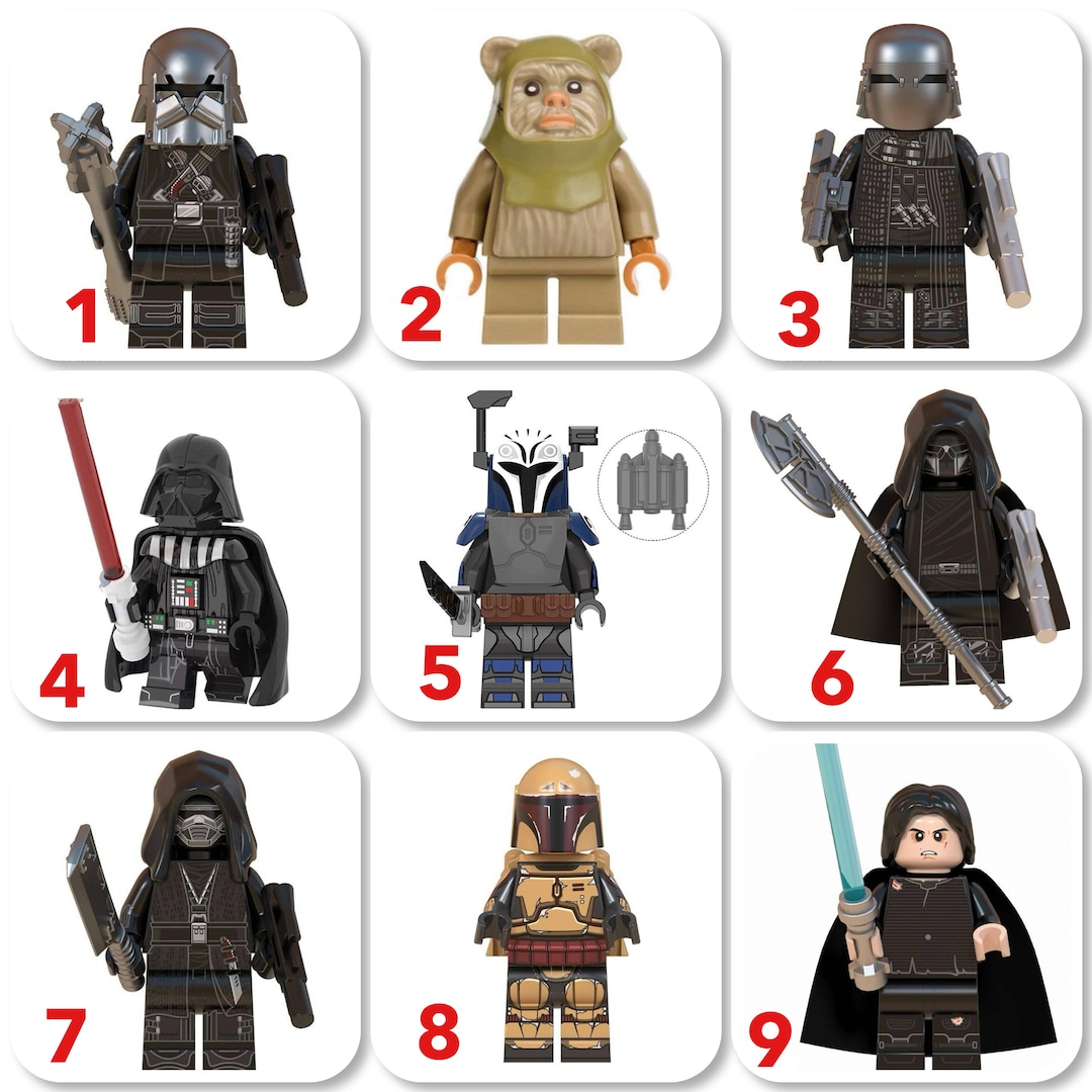 Custom Collectible Minifigures Star Wars Mini Figures Kylo Ren Darth ...