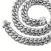 14mm Stainless Steel Cuban Link Chain 18 Inch Box Clasp Necklace - Etsy