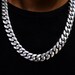14mm Stainless Steel Cuban Link Chain 18 Inch Box Clasp Necklace - Etsy