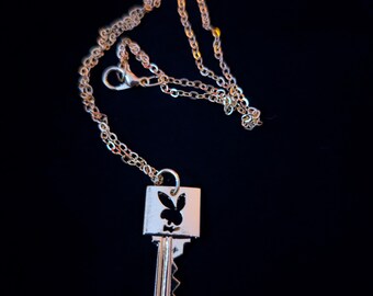 Playboy lock and key necklaces store