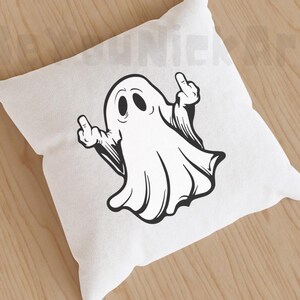 Ghost Middle Finger Svg, Funny Ghost Png, Middle Finger Ghost Png, Cute ...