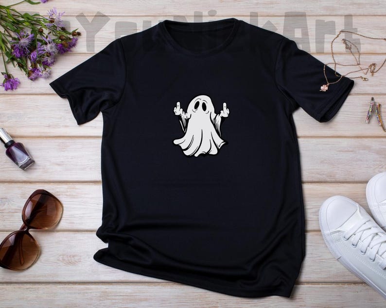 Ghost Middle Finger Svg, Funny Ghost Png, Middle Finger Ghost Png, Cute ...