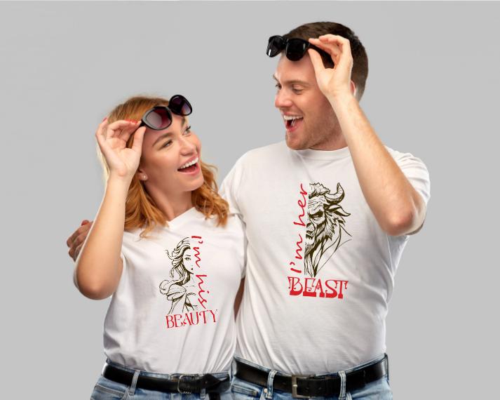 I'm His Beauty Svg, I'm Her Beast Svg, Belle SVG, Beauty Svg, I'm His ...