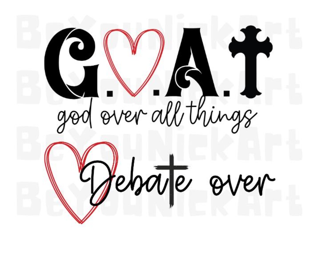God Over All Things SVG, Goat Svg, God Quote SVG, Christian Svg ...