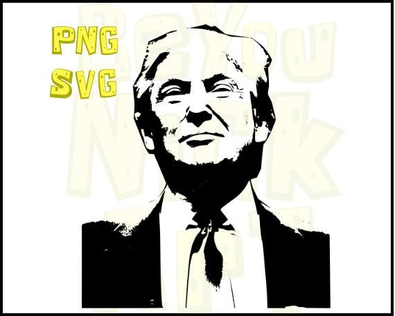 Trump Svg, Trump Png, Donald Trump Face Clipart, Political Svg, Trump ...