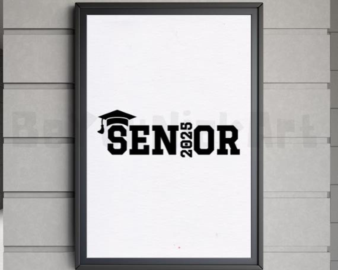 Senior 2025 Svg Png, 2025 Senior Split Svg, Class of 2025 Svg ...