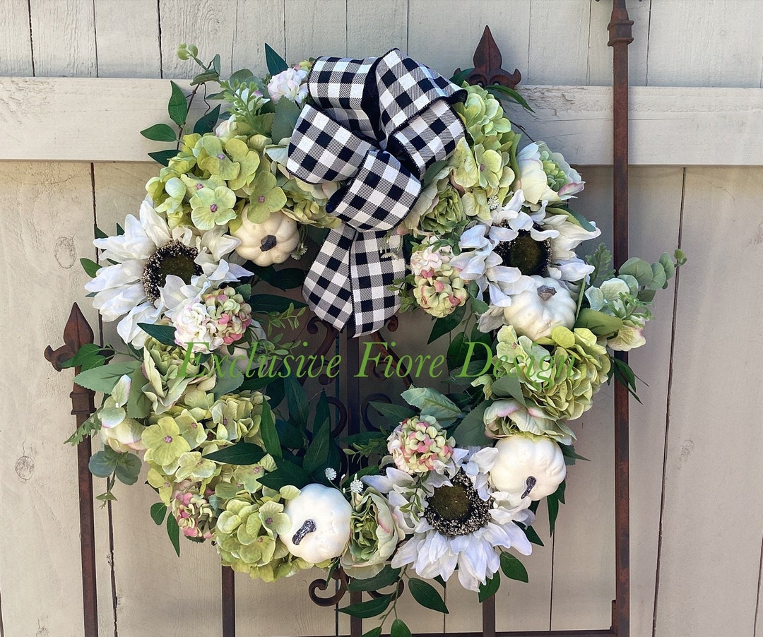 Fall Wreath Fall Door Wreath Best Seller Fall Wreath - Etsy