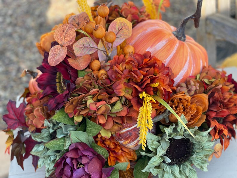 Fall Centerpiece for Dining Table, Dining Table Centerpiece, Fall ...
