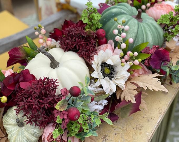 XL Fall Centerpiece, Fall Centerpiece, Centerpiece for Table ...