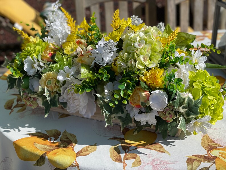 Everyday Centerpiece, Centerpiece, Spring Arrangement, Centerpiece for ...