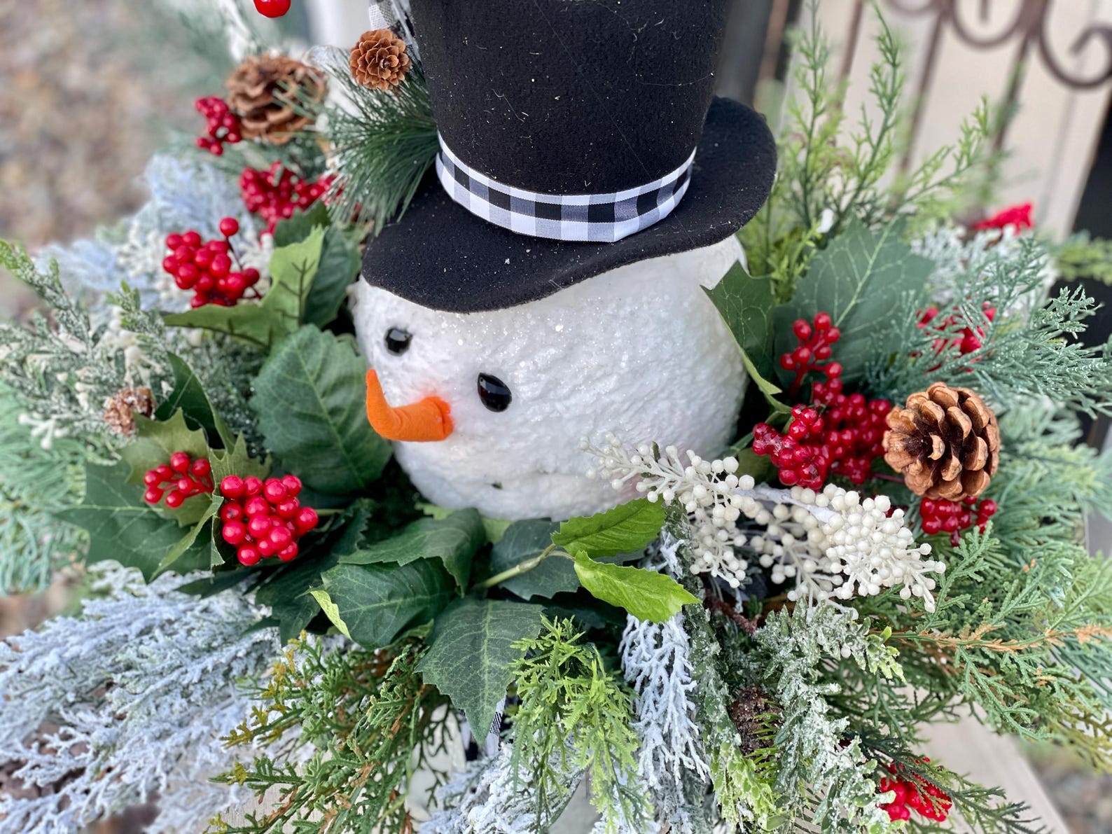 Snowman Centerpiece, Christmas Centerpiece for Table, Winter ...