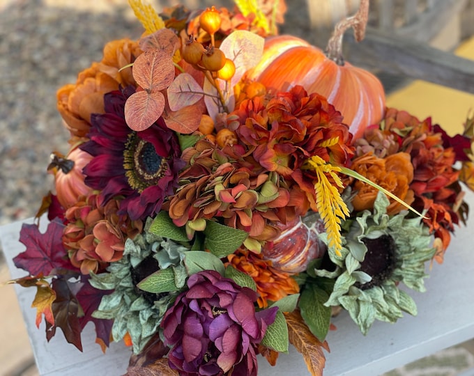 Fall Centerpiece for Dining Table, Dining Table Centerpiece, Fall ...