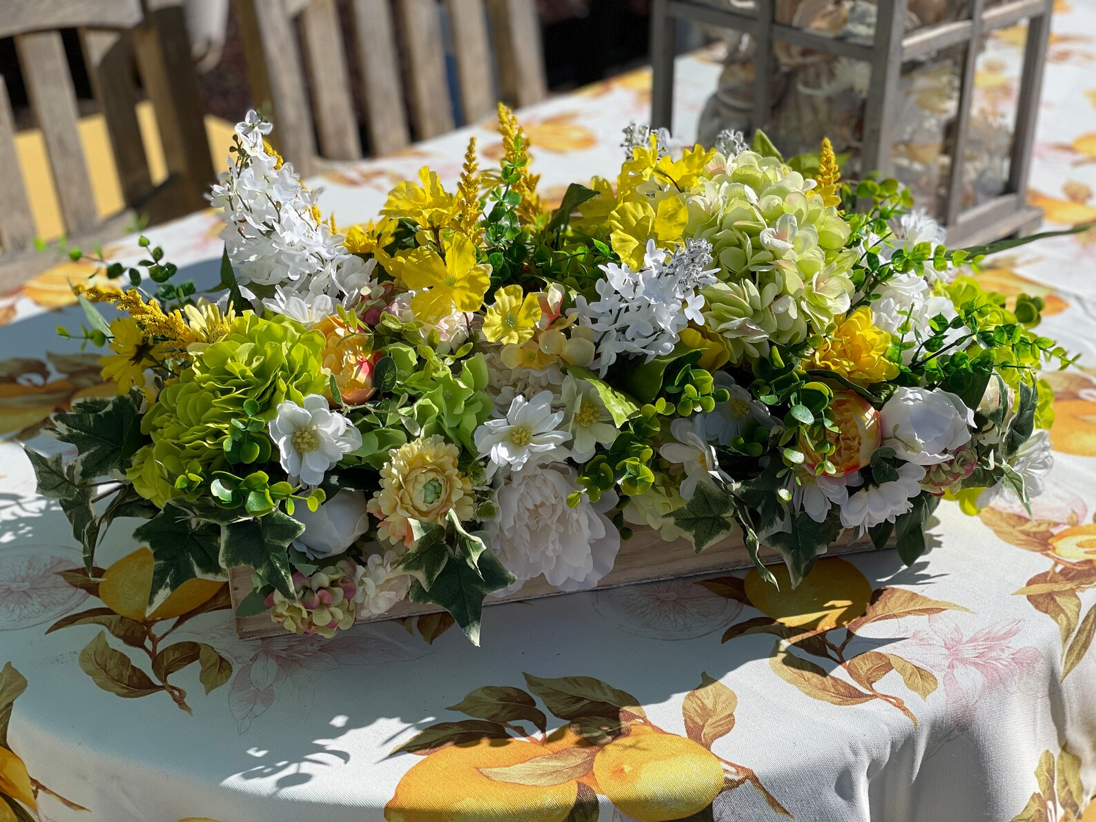 Everyday Centerpiece, Centerpiece, Spring Arrangement, Centerpiece for ...