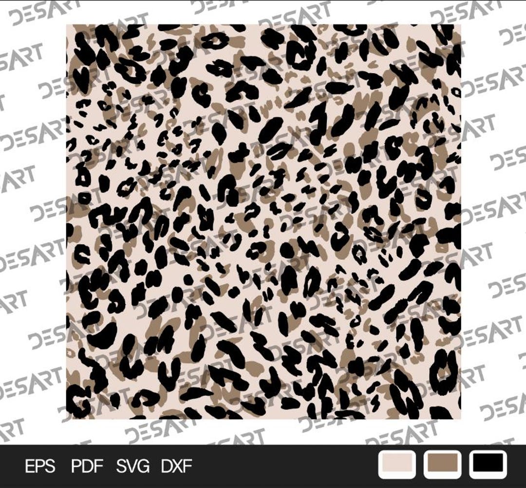 Leopard Print Pattern Svg Eps Pdf, Leopard Print Pattern Repeat ...