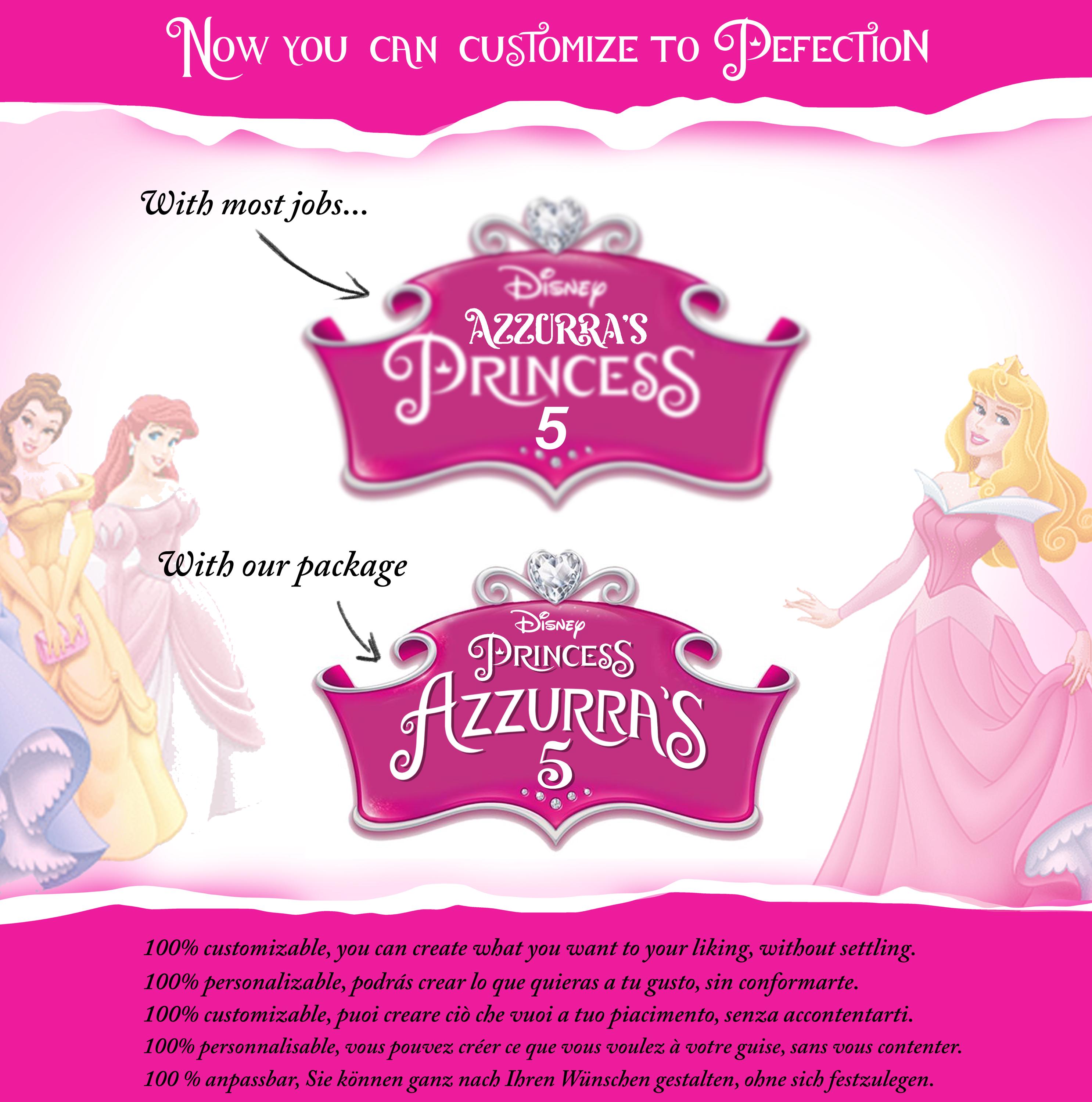 Disney Princess Svg Font Letters Alphabet, Princess Birthday Party ...