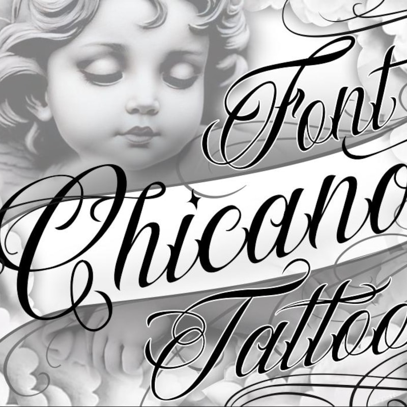 Chicano. Style Lettering - Etsy
