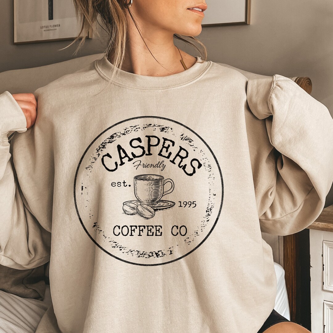 Vintage Halloween Png Caspers Friendly Coffee Co Svg Instant - Etsy