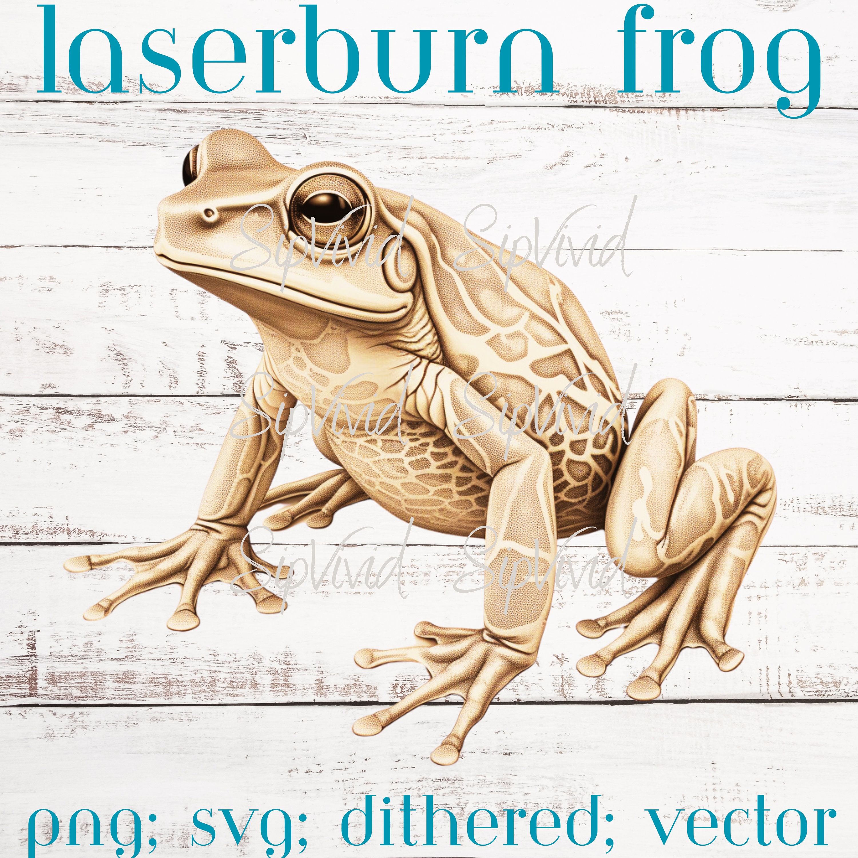 Frog Laser Cut File: 3D Engrave Vector SVG PNG (digital Download) - Etsy