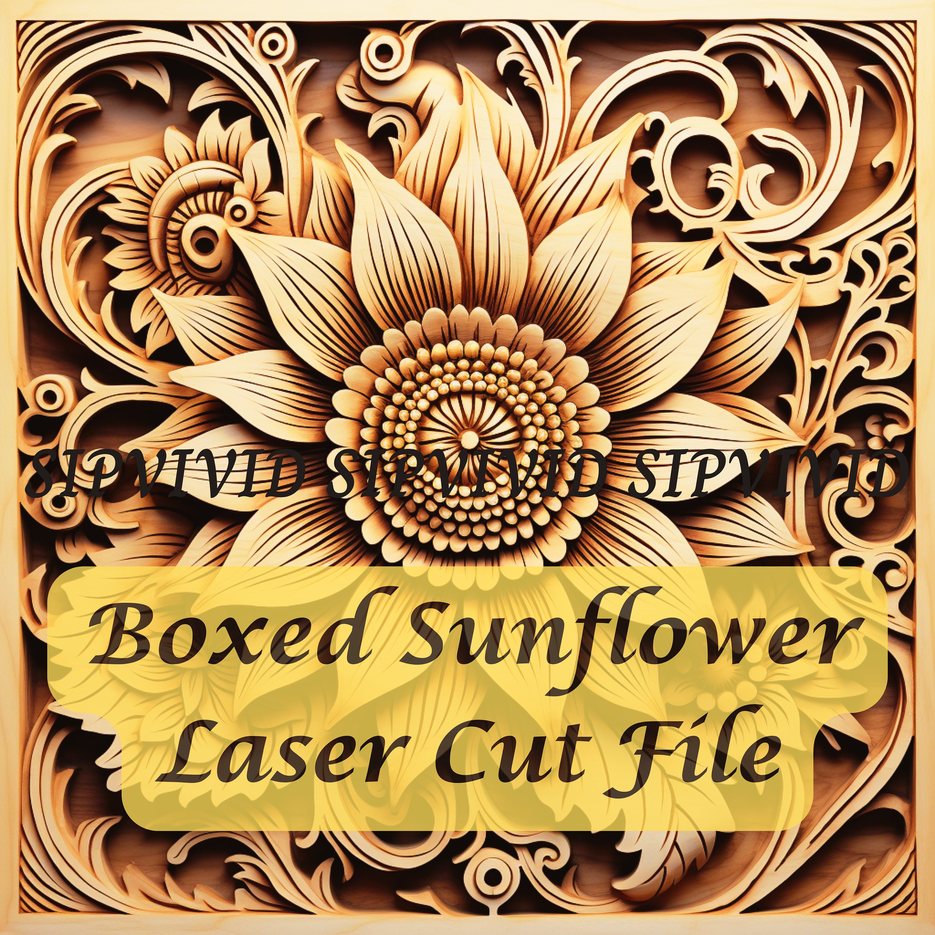 Laser Cut Files Sunflower Bundle DIY Sunflower Laser Cut Bundle for ...