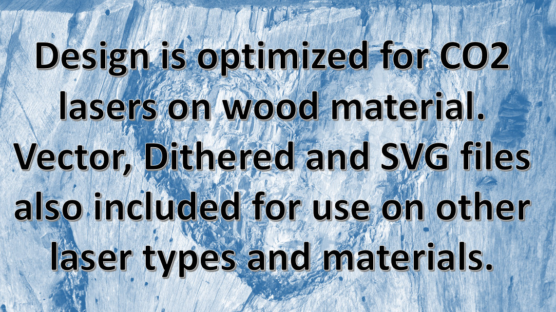 Laser Engrave File 3D Illusion, PNG, SVG, Vector, Dithered Image for ...