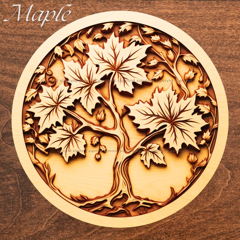 Laser Cut Files Trees DIY Tree Designs Laser Cut Bundle for Wood ...