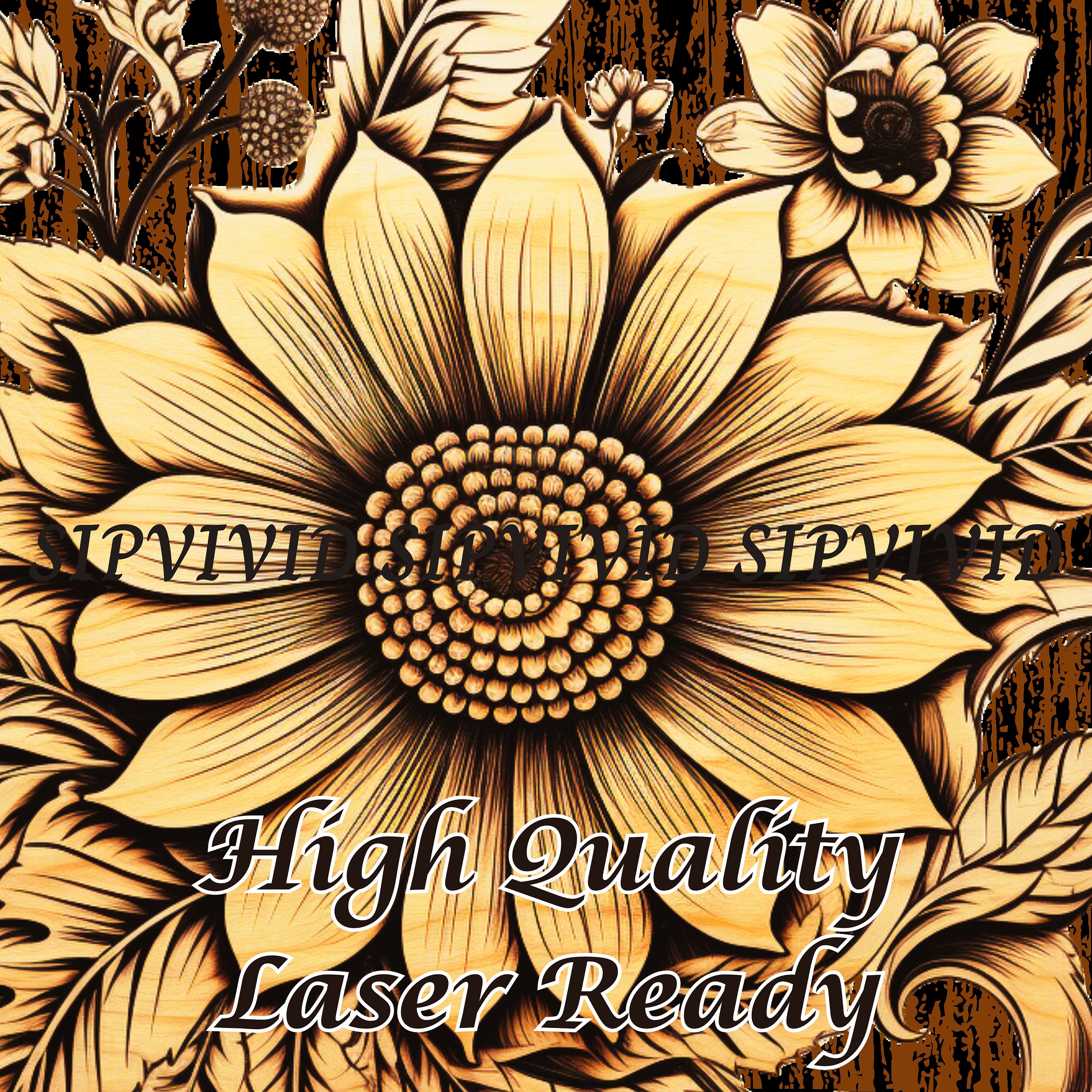 Laser Cut Files Sunflower Bundle DIY Sunflower Laser Cut Bundle for ...