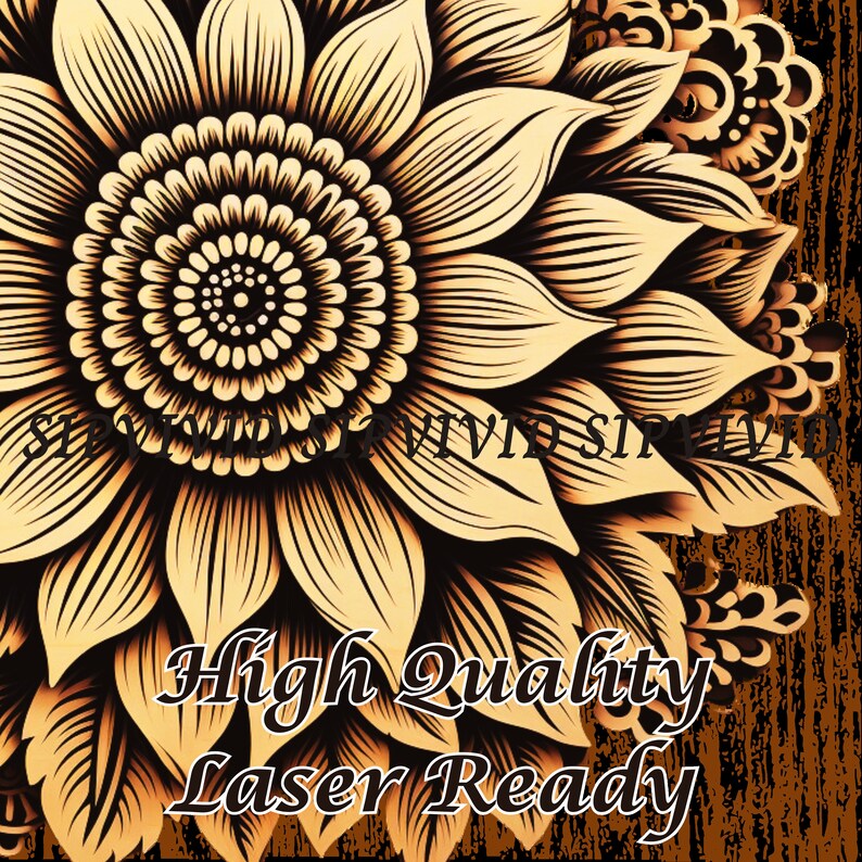 Laser Cut Files Sunflower Bundle DIY Sunflower Laser Cut Bundle for ...