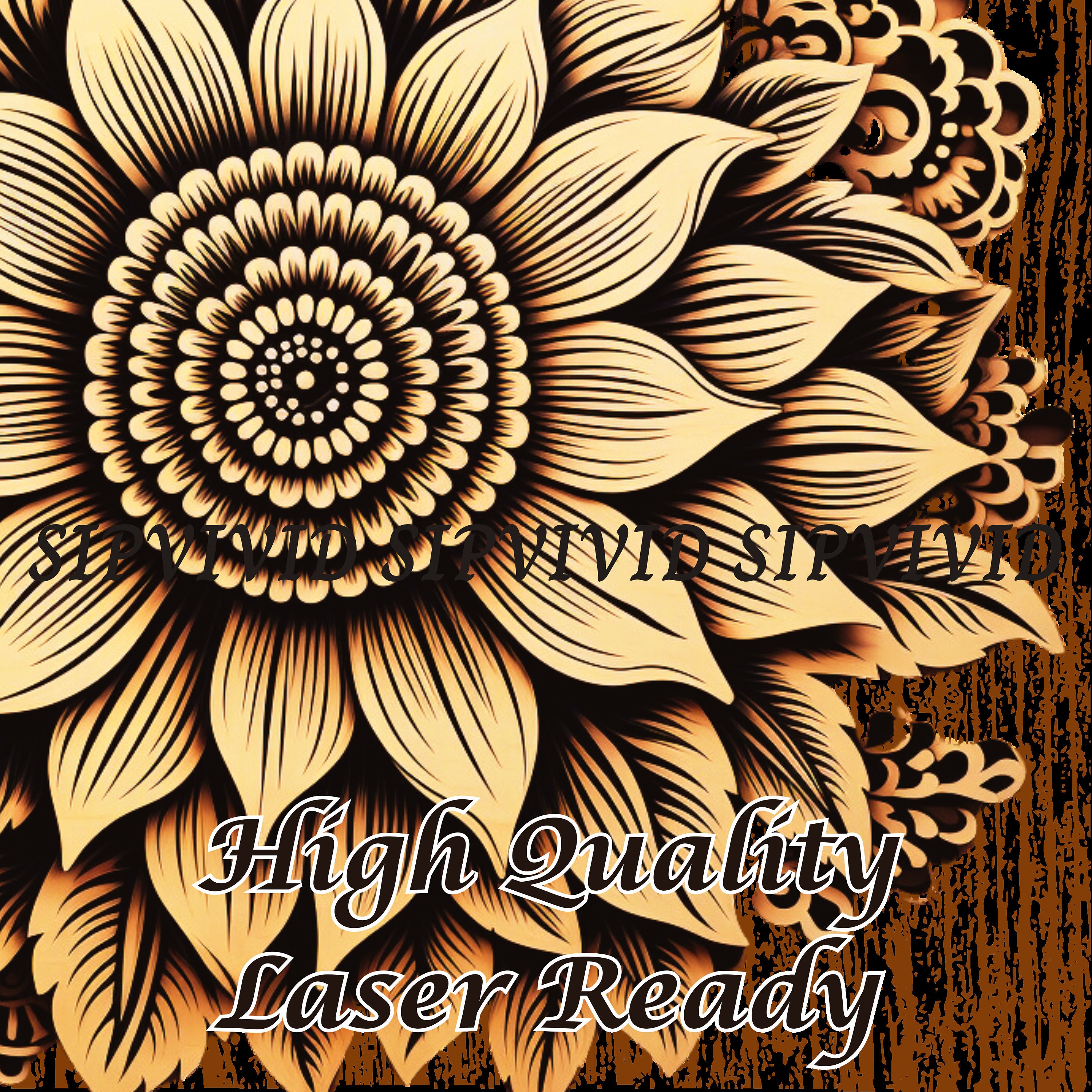 Laser Cut Files Sunflower Bundle DIY Sunflower Laser Cut Bundle for ...