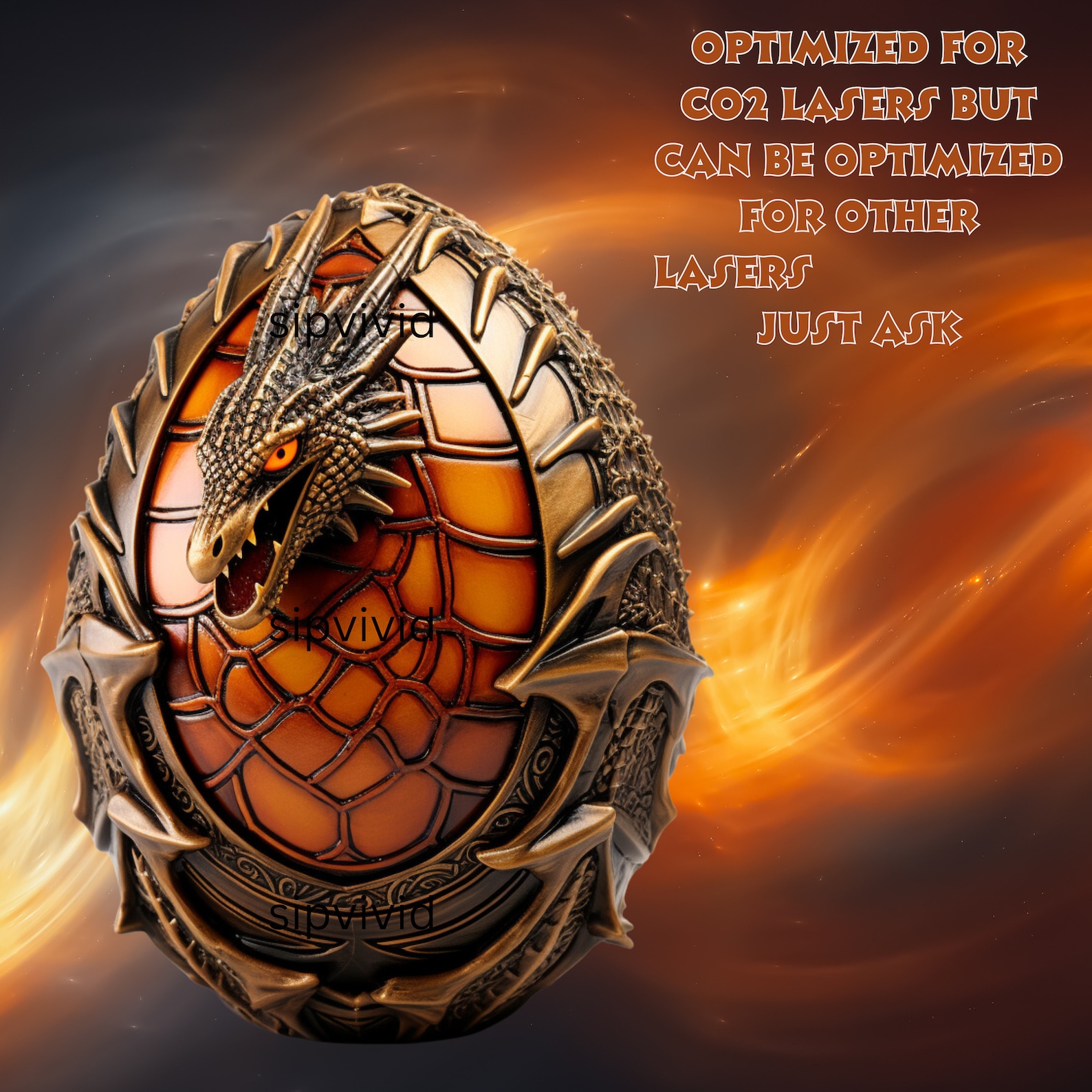 Laser Cut Files Dragon 3D SVG Dragon DIY Project Dragon Laser Ready ...